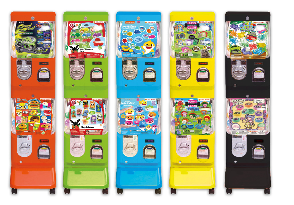 Double Station Full Green - mechanical vending machine Mechanical ...